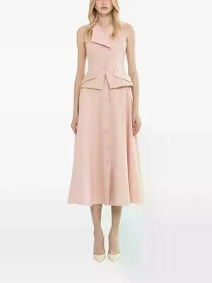NISSA Button Detail Midi Skirt
