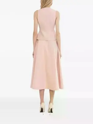 NISSA Button Detail Midi Skirt