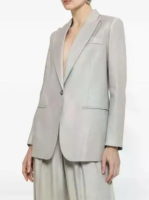 NISSA High-rise Palazzo Pants - Grey