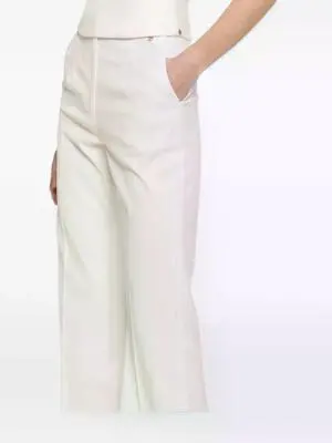 NISSA Flared Trousers - White