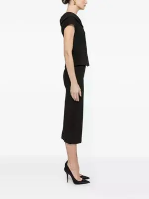 NISSA Pencil Skirt High-waisted - Black