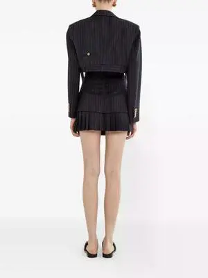 NISSA Pinstripe Cropped Blazer