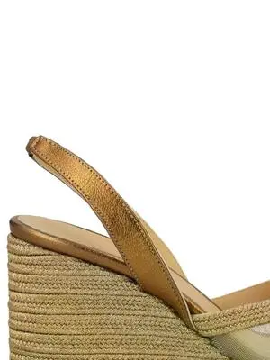 CastaÑer Betty Square-toe Wedge Espadrilles