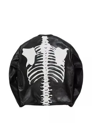 VANSON LEATHERS Bones Flat-track Leather Jacket