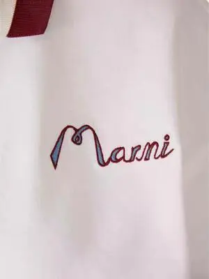 Marni Logo Embroidery Bomber Jacket
