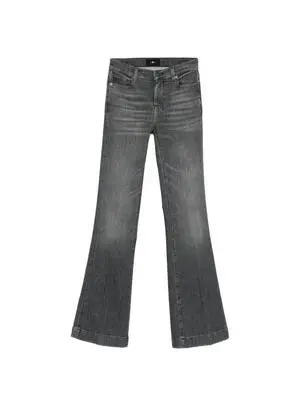 7 For All Mankind Dojo Flared Jeans - Grey