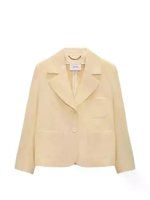 Dorothee Schumacher Pocket Single-breasted Jacket - Yellow