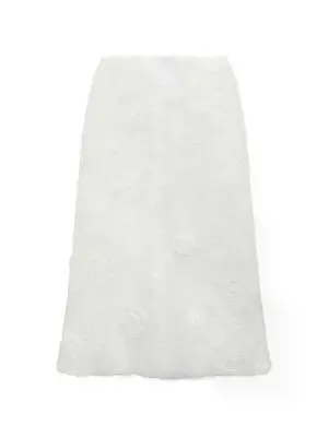 Dorothee Schumacher Sheer Meadow Skirt - White