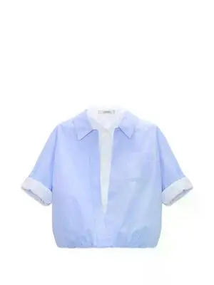 Dorothee Schumacher Pocket Short-sleeved Shirt - Blue