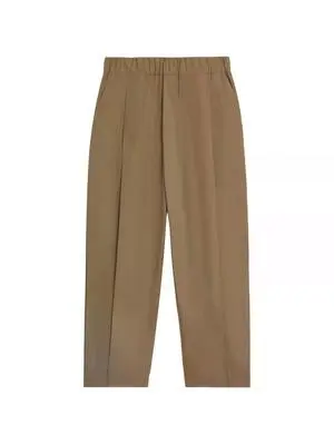 A PAPER KID Poplin Trousers - Brown