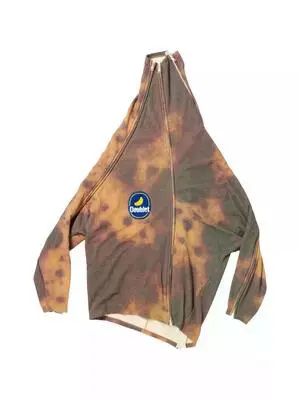 DOUBLET Peelable Banana Hoodie - Brown