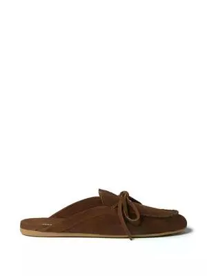 Miu Miu Suede Mules - Brown