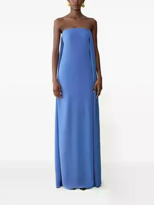 Carolina Herrera Strapless Draped Gown