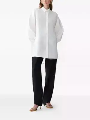 Carolina Herrera Oversized Tie-front Shirt
