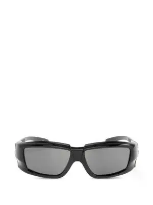 Rick Owens Rectangle-frame Sunglasses - Black