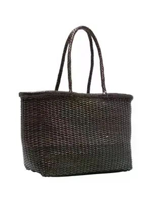 Dragon Diffusion Large B Weave Leather Shoulder Bag