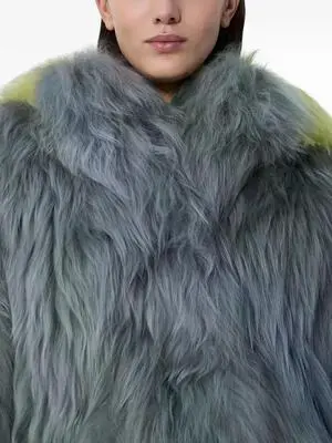Marni Single-breasted Shearling Coat