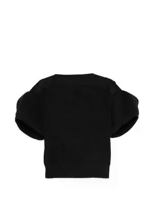 Sacai Puff-sleeve Top - Black