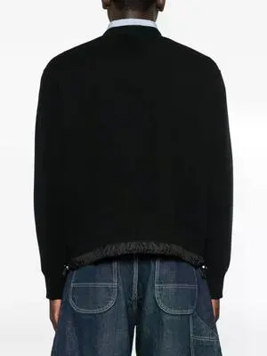 Sacai Drawstring Hem Sweatshirt