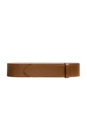 Khaite Theo Leather Belt - Brown
