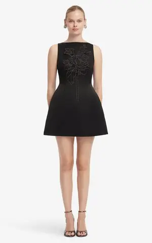 LEO LIN Ali Applique Mini Dress