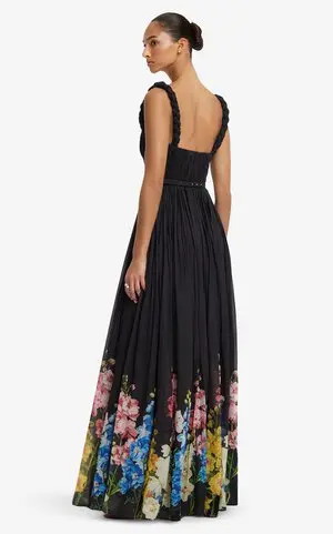 LEO LIN Angelina Ruffled Maxi Dress