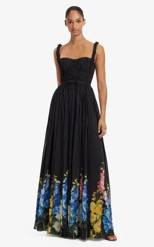 LEO LIN Angelina Ruffled Maxi Dress