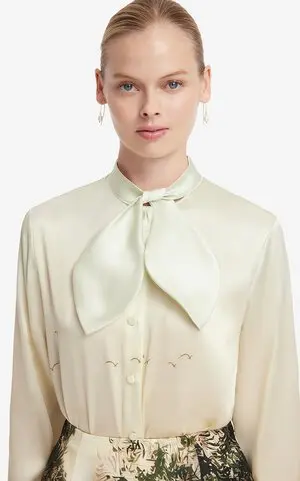 LEO LIN Cora Bow Blouse