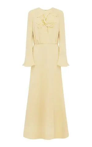 LEO LIN Kinsley Applique Maxi Dress - Yellow