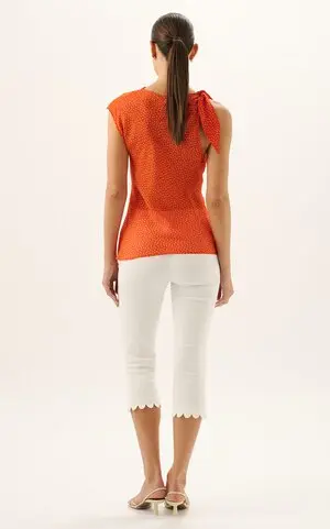 ROAME Meredith Asymmetrical Cowl Neck Top