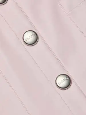 L'Agence Truman Vegan Leather Mini Skirt - Icy Lilac