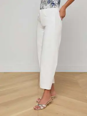 L'Agence Mallis Bow-leg Jean - Blanc