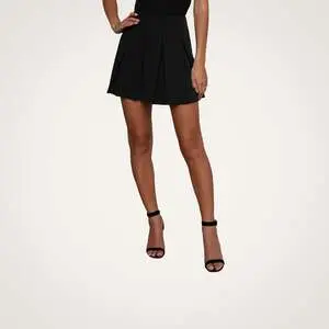 L'AGENCE Tania Pleated Mini Skirt