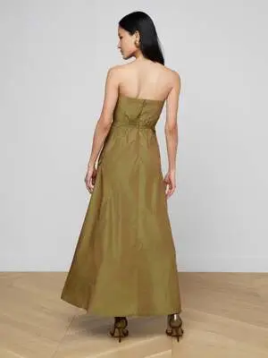 L'Agence Nessa Strapless Gown