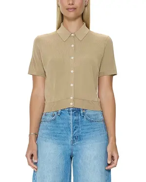 PISTOLA Lucca Short Sleeve Polo Sweater