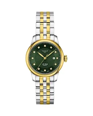 TISSOT Le Locle Watch, 29mm - Green/two-tone