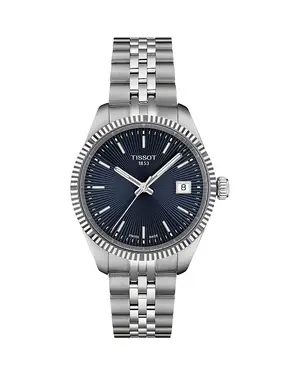TISSOT Ballade Watch, 34mm - Blue/silver