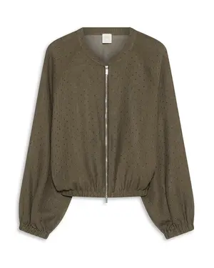 Marella Clarino Technical Mesh Bomber Jacket