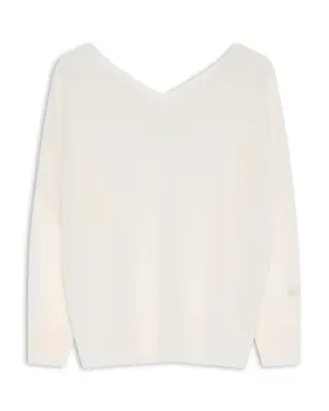 Marella Mlmtubo Tulle Look Sweater - Wool White
