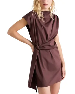 Marella Sabine Draped Dress - Brown