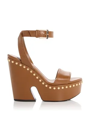Givenchy Platform Clog Sandals - Tan