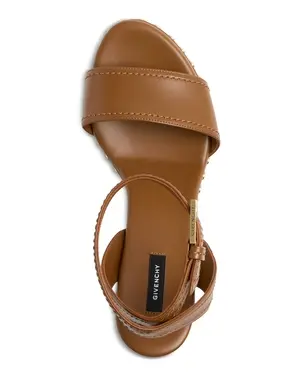 Givenchy Platform Clog Sandals - Tan