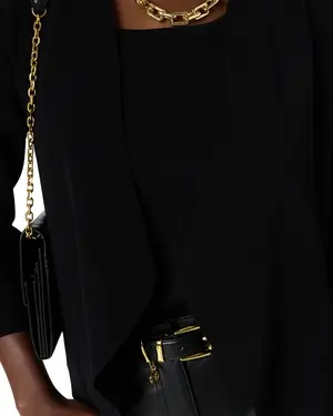 Gerard Darel Lynaya Edge To Edge Cardigan - Black