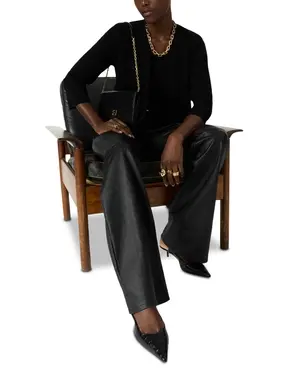 Gerard Darel Lynaya Edge To Edge Cardigan - Black