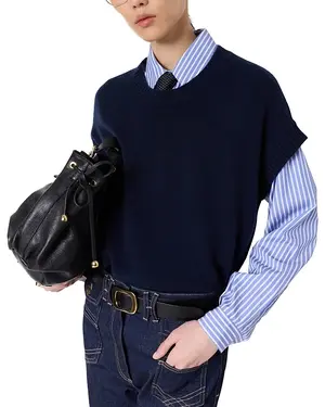 Gerard Darel Lohna Cashmere Sweater - Navy