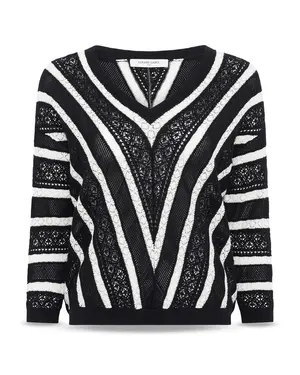 Gerard Darel Loretta V-neck Sweater - Navy