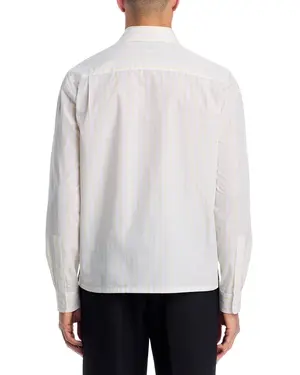 Vince Straight Hem Single Pocket Shirt