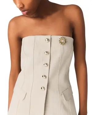 Maje Tailored Bustier Top