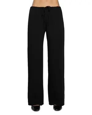 EB DENIM Wren Loose Pull On Pants - Black Line