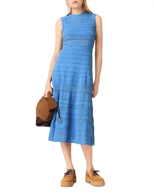 Blue Knit Dresses